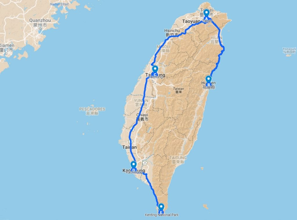 Rondreis Taiwan: onze route in 2 weken - Reisgenie